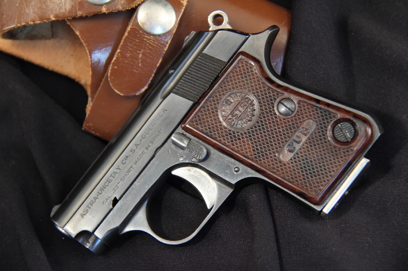 Astra-Unceta Y Cia Cub .22 Short Semi-Auto Pistol W/ Holster, No Reserve For Sale at GunAuction ...